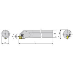 Nóż Tokarski S32T PCLNR 12 Smoxh- Artykuły Techniczne